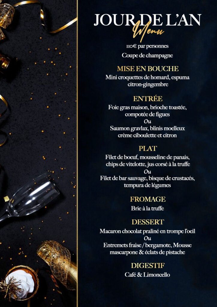 Menu - LE FACTORY